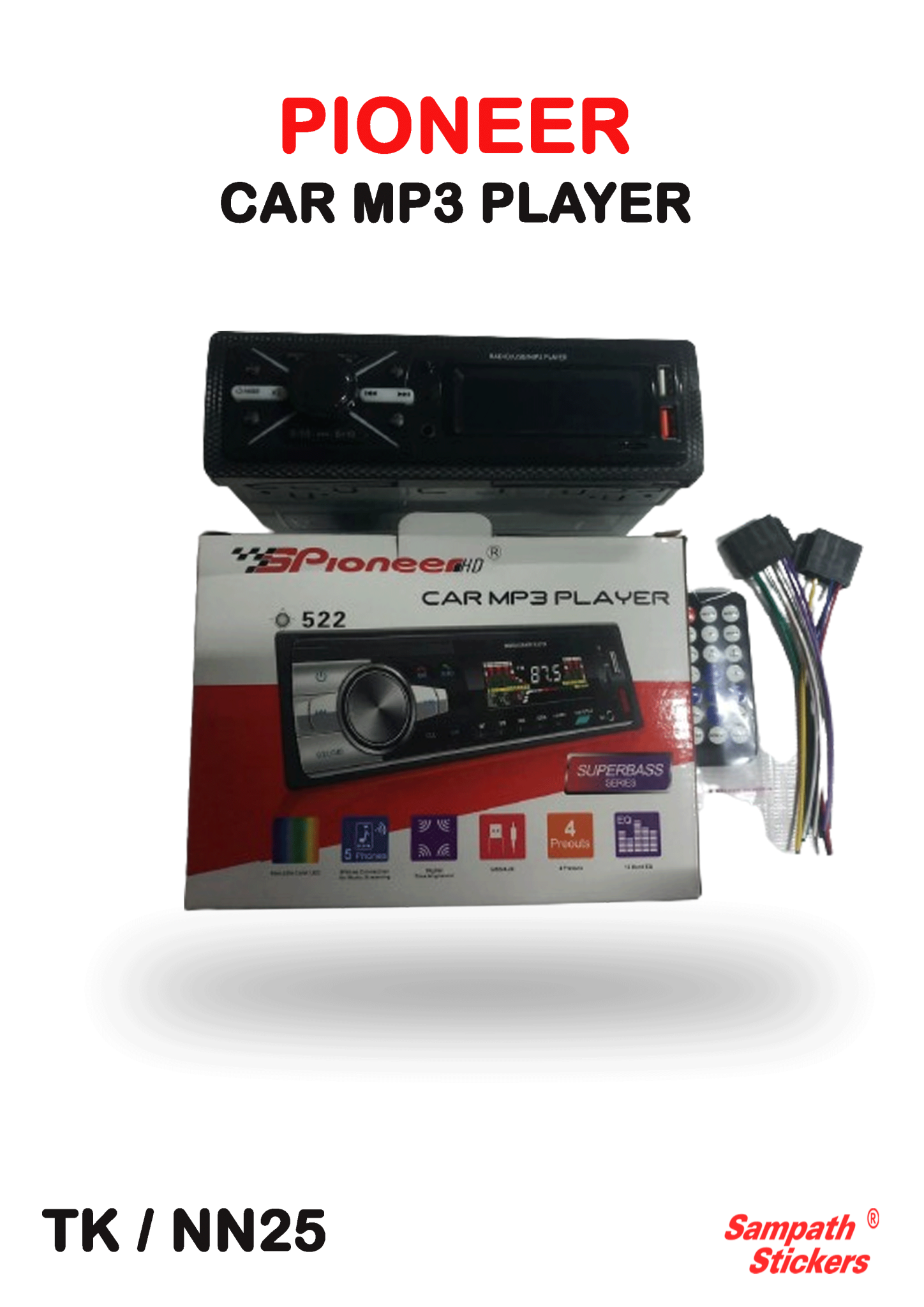 PIONEER CAR MP3 PLAYER – Sampath Stickers