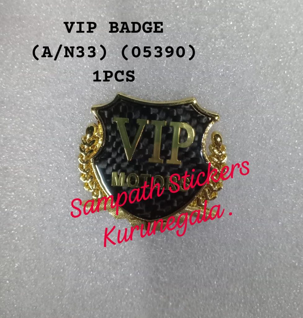 VIP BADGE – Sampath Stickers