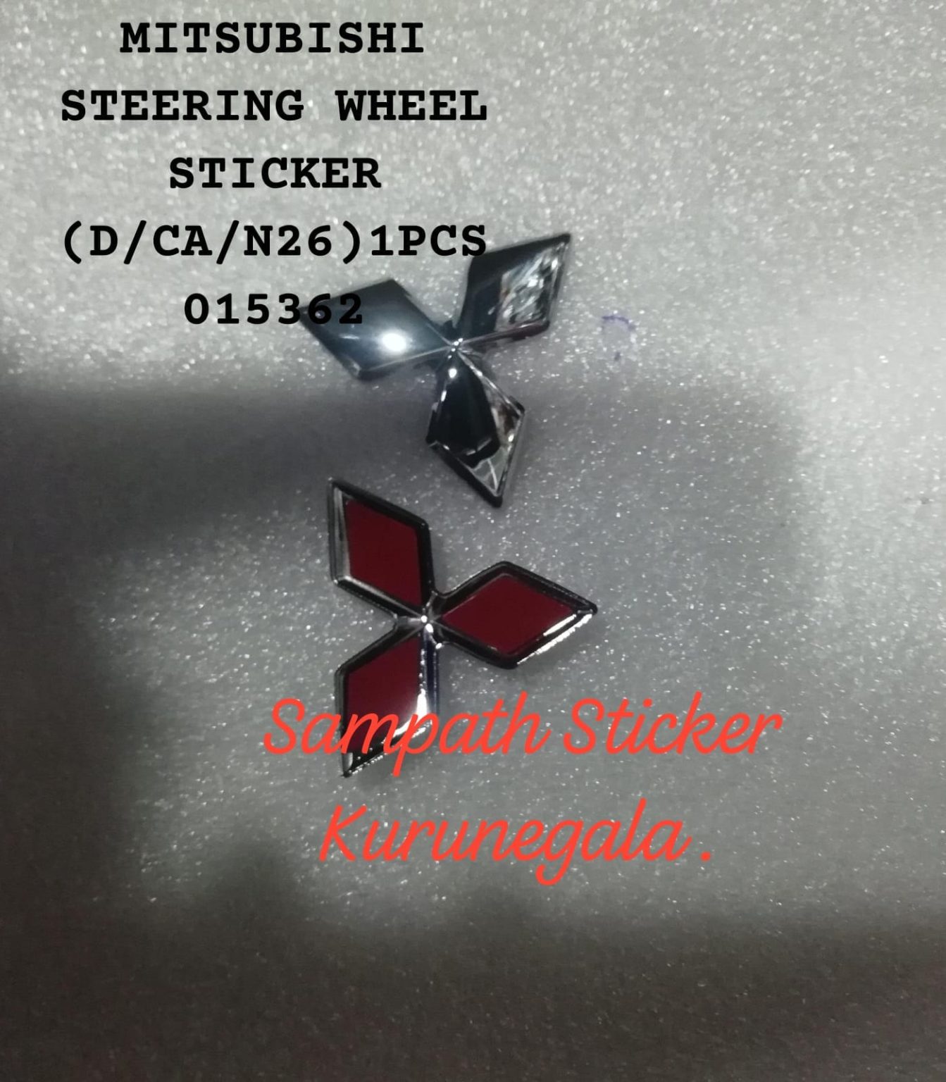MITSUBISHI STEERING WHEEL STICKER – Sampath Stickers
