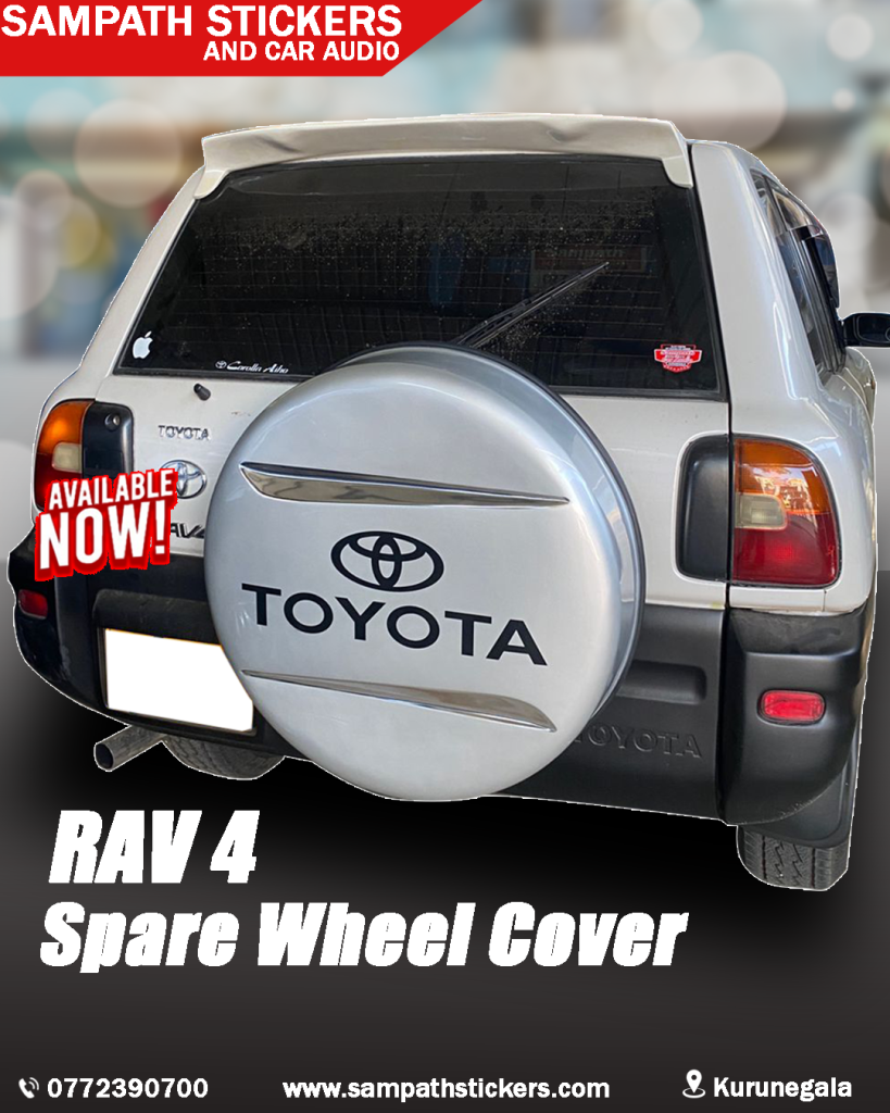 RAV 4 Spare Wheel Cover – Sampath Stickers