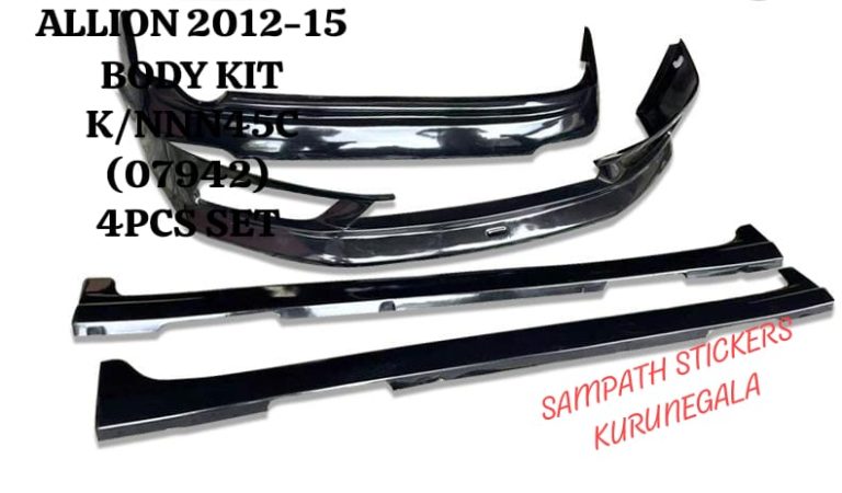 ALLION 2012-15 BODY KIT – Sampath Stickers