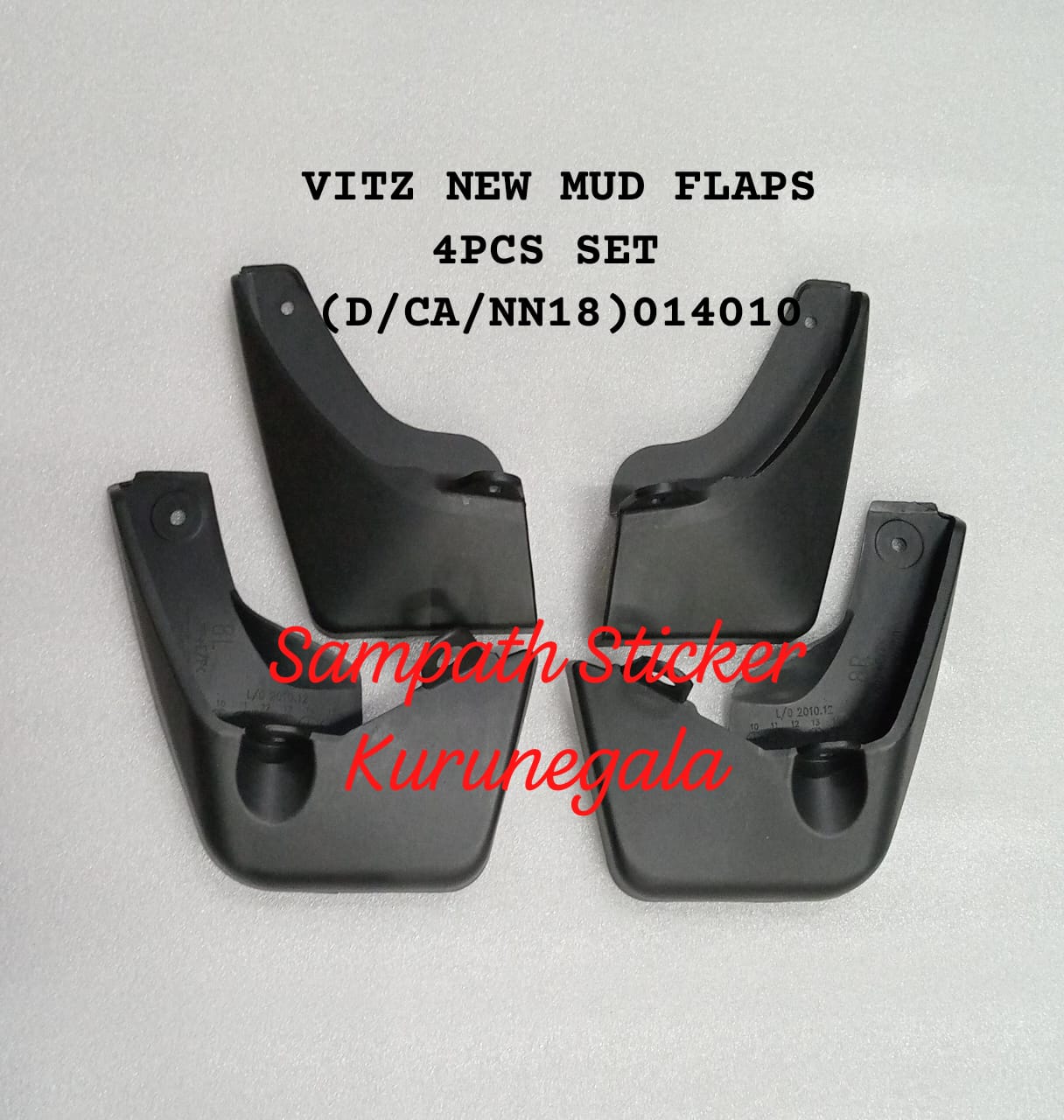 VITZ NEW MUD FLAPS 4PCS SET – Sampath Stickers