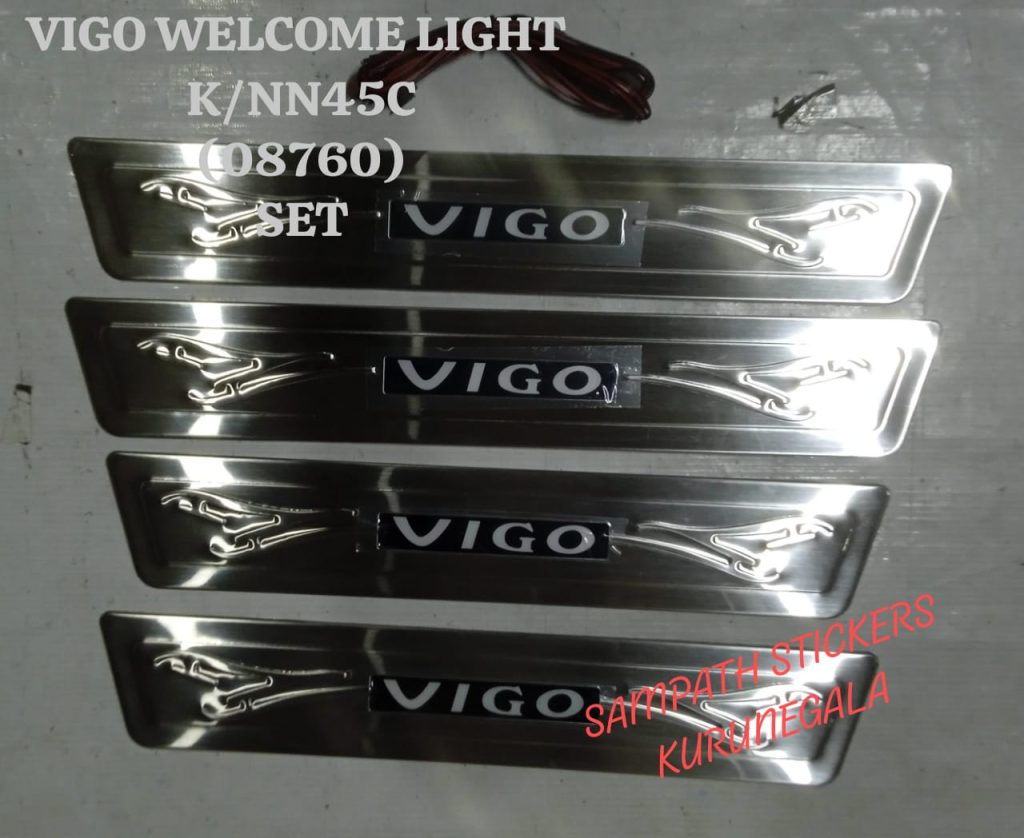 VIGO WELCOME LIGHT – Sampath Stickers