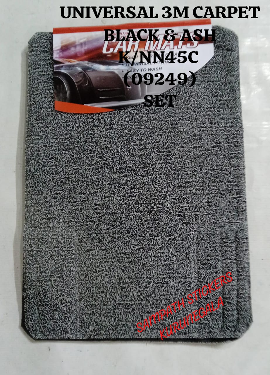 UNIVERSAL 3M CARPET BLACK & ASH – Sampath Stickers