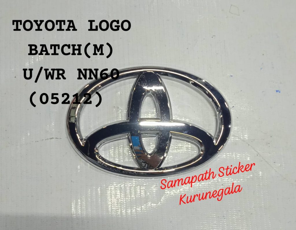 TOYOTA LOGO BATCH(M) – Sampath Stickers