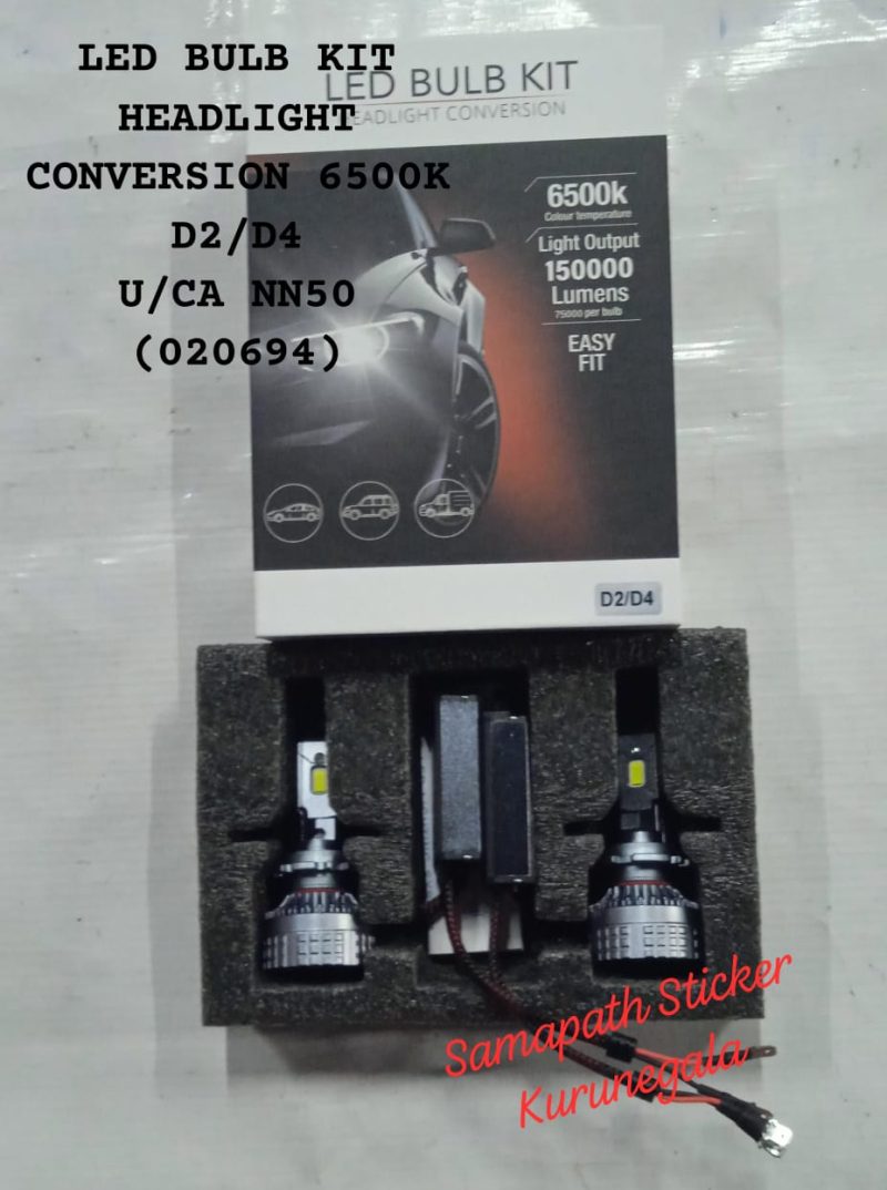 LED BULB KIT HEADLIGHT CONVERSION 6500K D2/D4 – Sampath Stickers